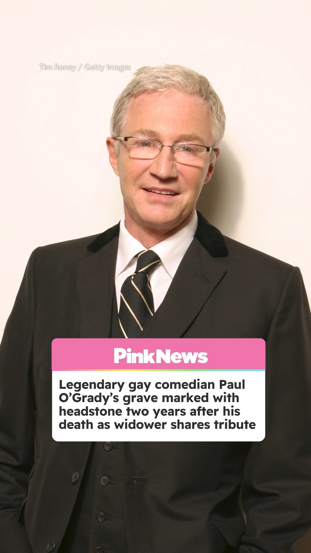 Paul O'Grady's headstone finally unveiled, honoring his life and late ...