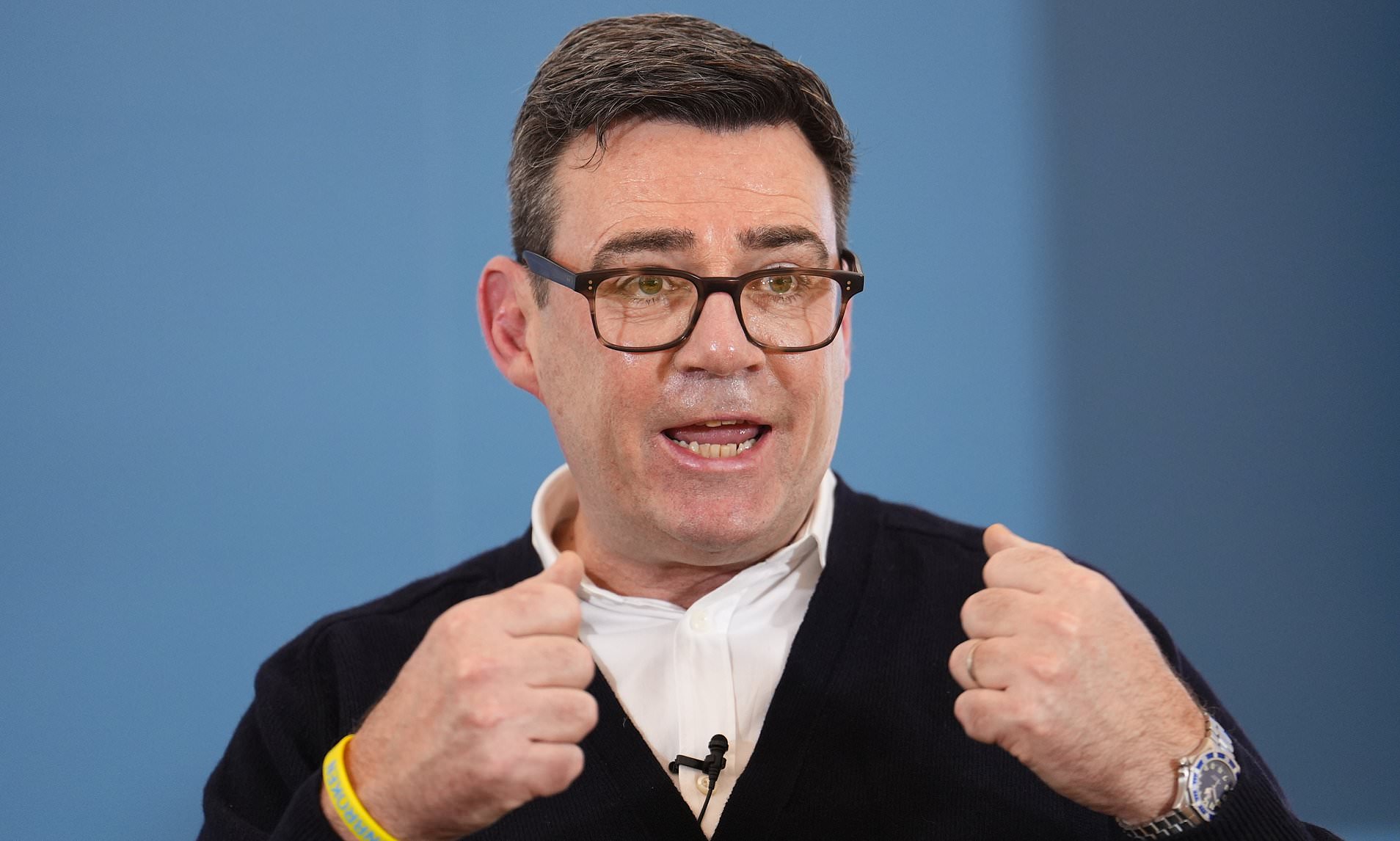 Traders' Burnham bets pile pressure on sterling