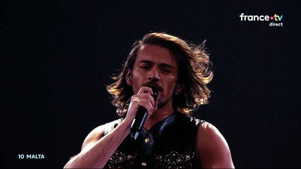La prestation d'Aidan, le candidat maltais à l'Eurovision