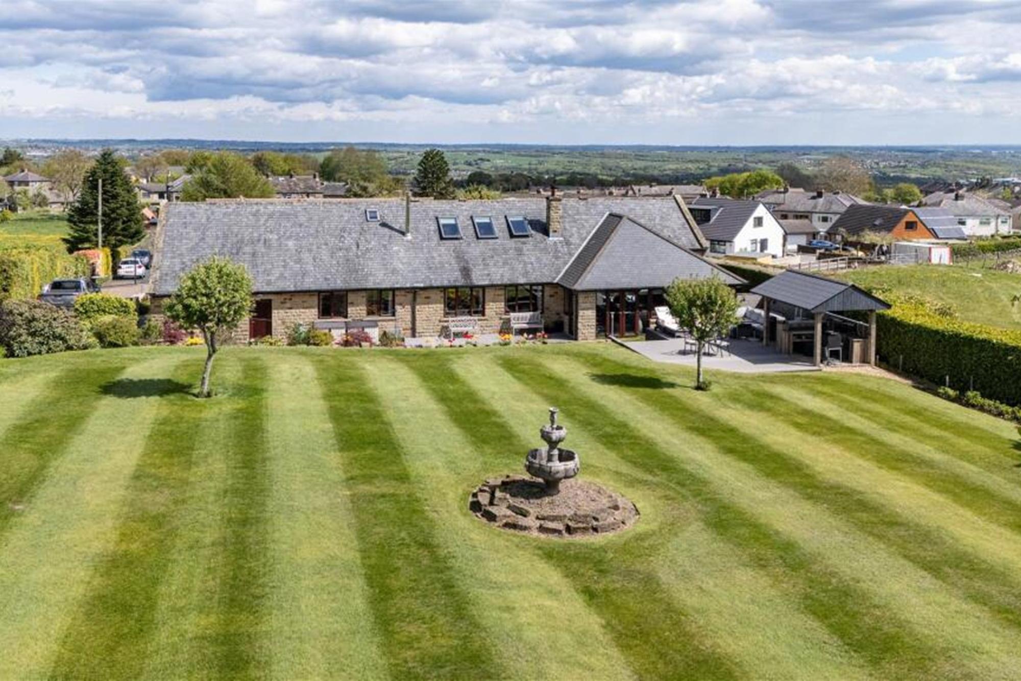 Four bedroom detached property set in beautiful grounds is on the ...