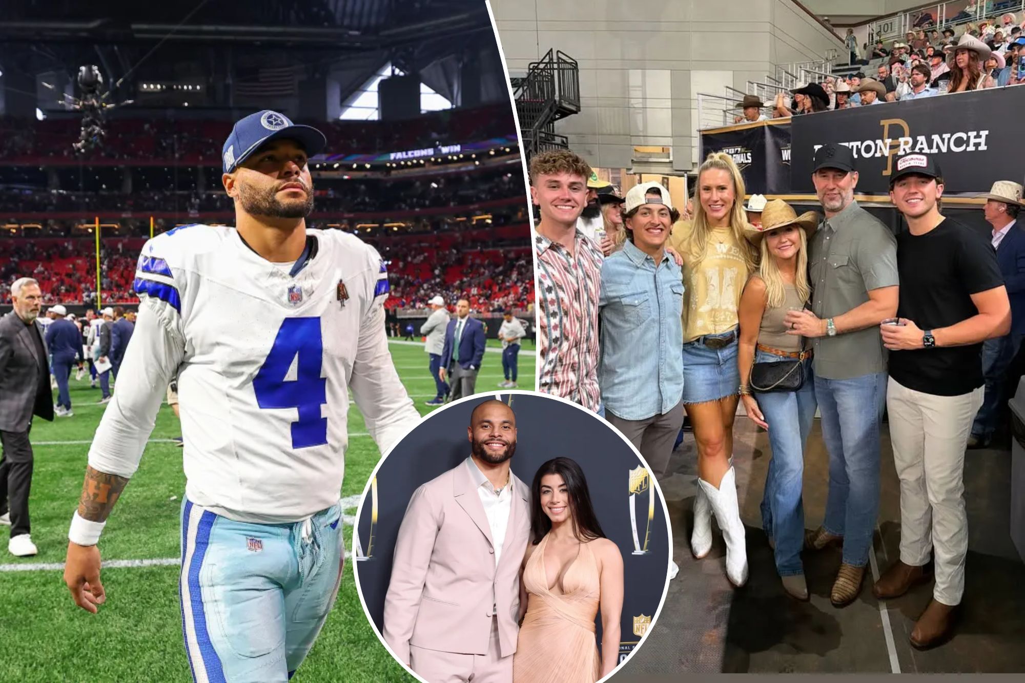 Dak Prescott attends bull riding event with ex-fiancee Sarah Jane Ramos ...