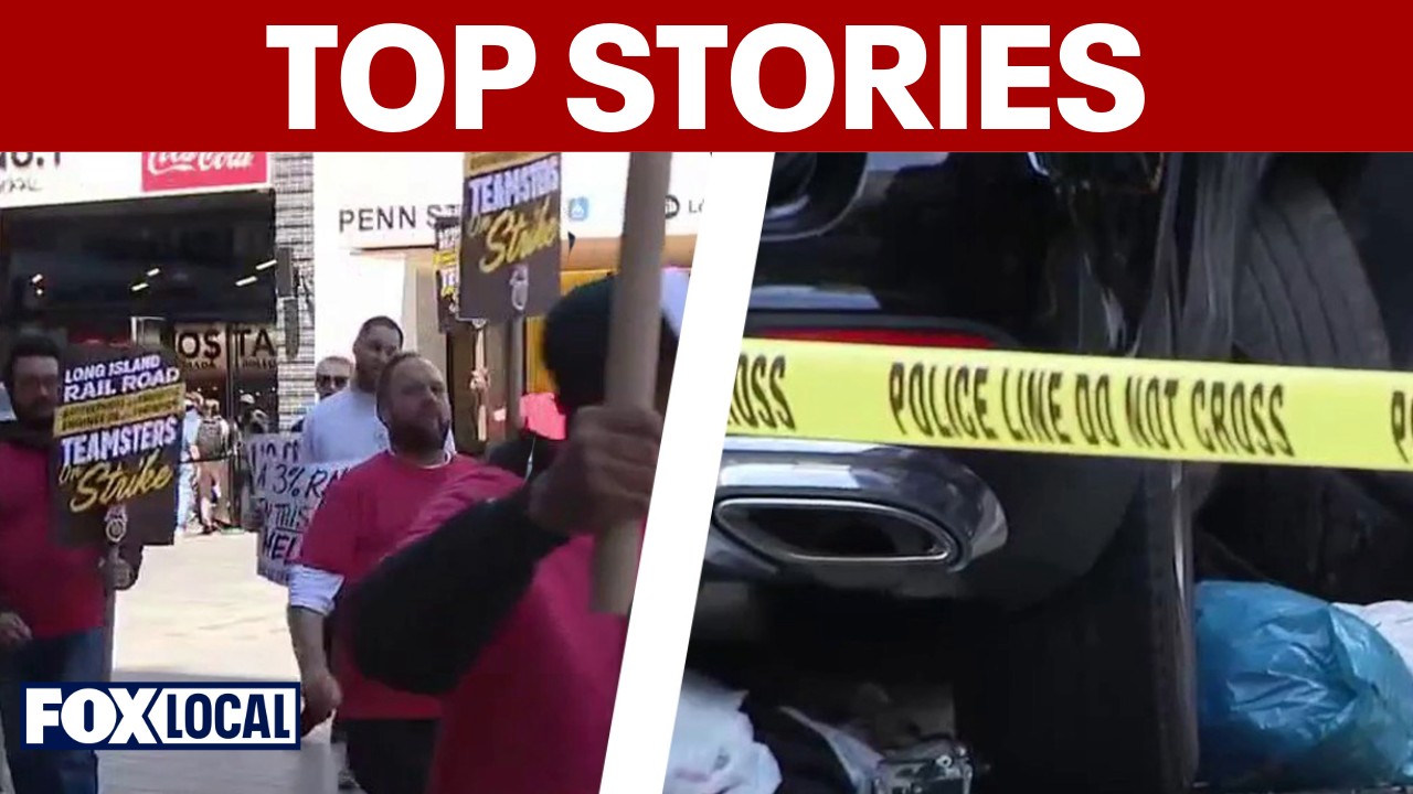 LIRR workers strike; deadly sidewalk crash | Top stories