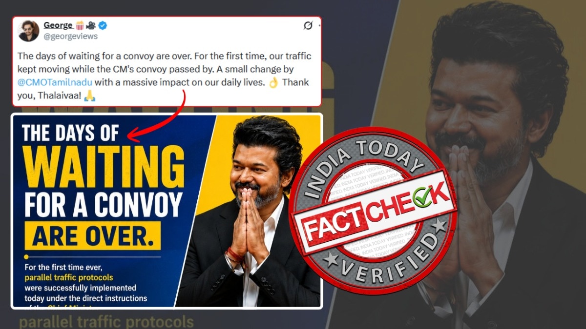 Fact check: Did Vijay introduce no traffic halts policy for CM's convoy?