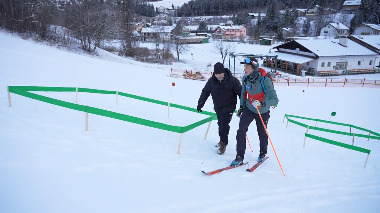 Hobby-Olympionik Chris Stephan versucht sich im Skibergsteigen