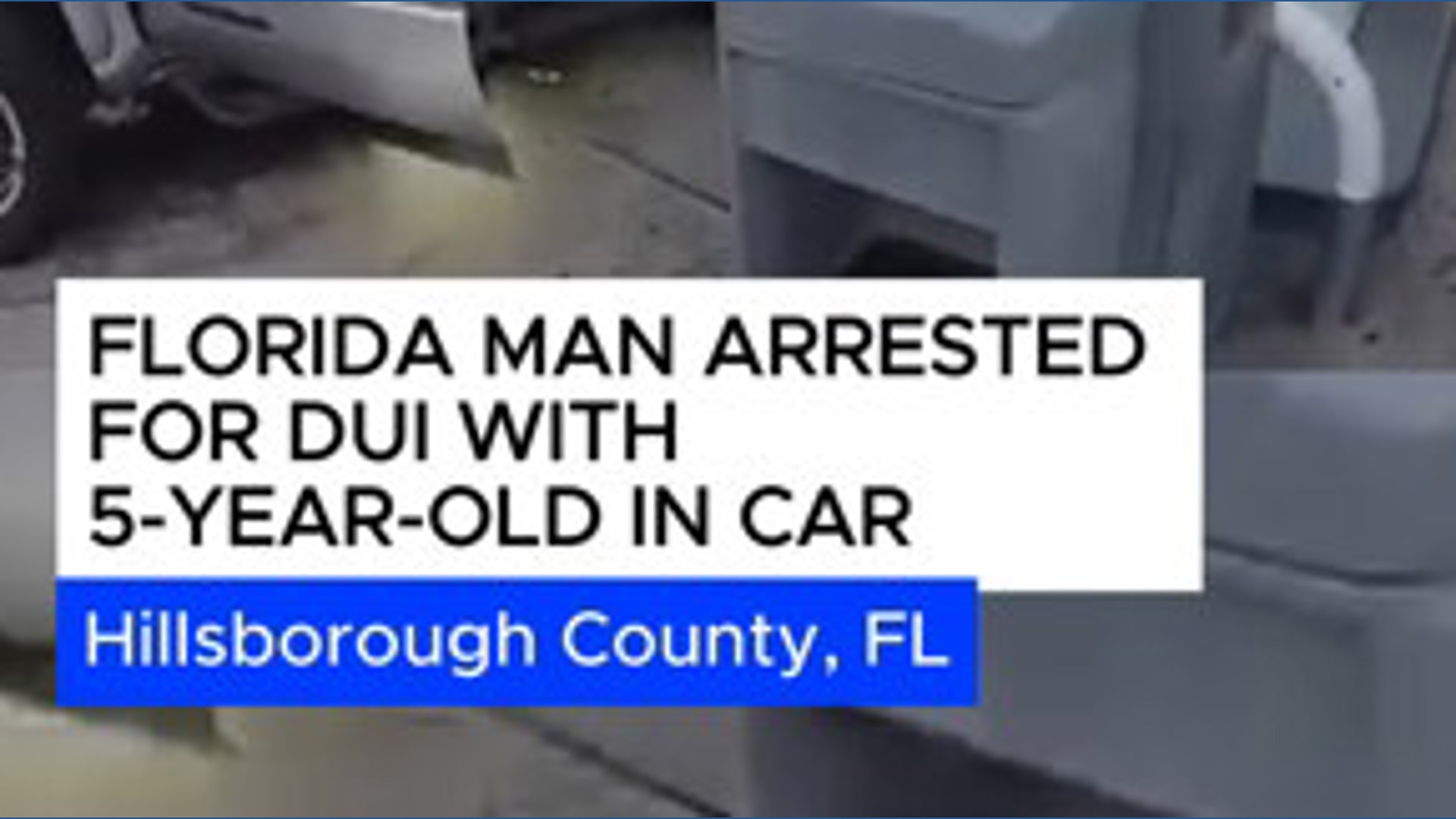 Man arrested for DUI with child in car