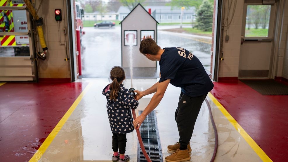 Saco holds open house