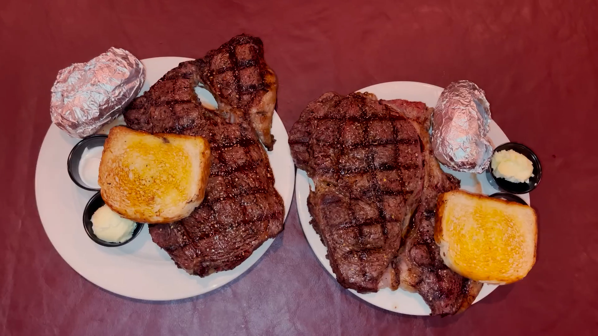 Man attempts double 80oz steak challenge - can he beat it?