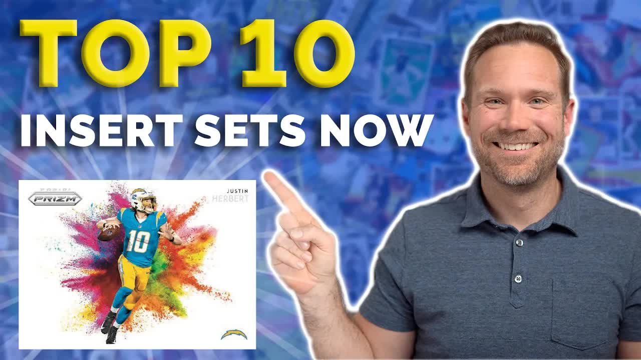 TOP 10 INSERT SETS NOW + BEST 90's Sports Card Inserts