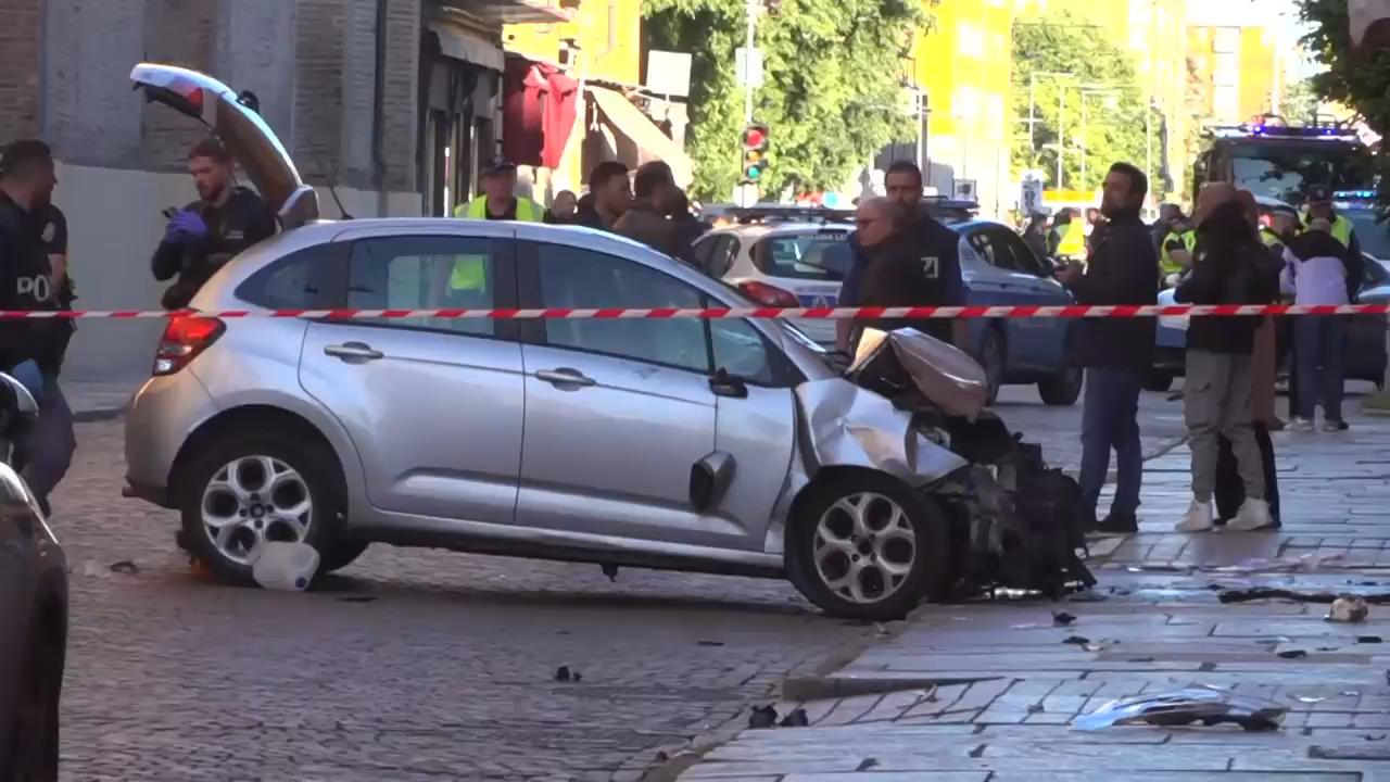 Driver crashes into pedestrians in northern Italy, injuring eight people