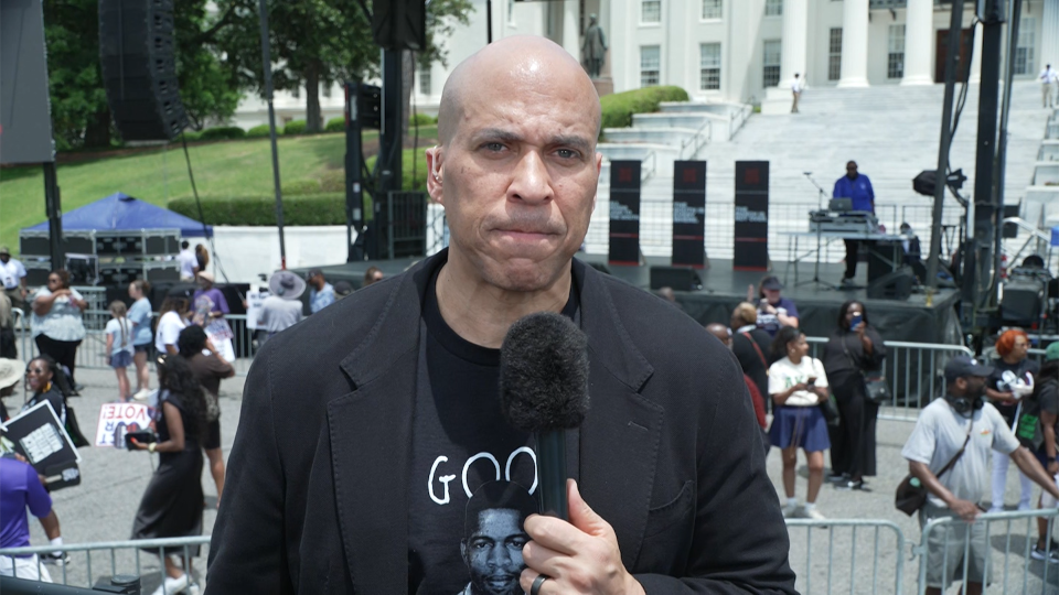 'Democracy is not a spectator sport': Cory Booker at voting rights ...