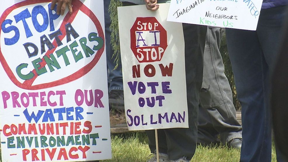 Hillsboro Rally Targets Planned Data Centers City Says Pause In New