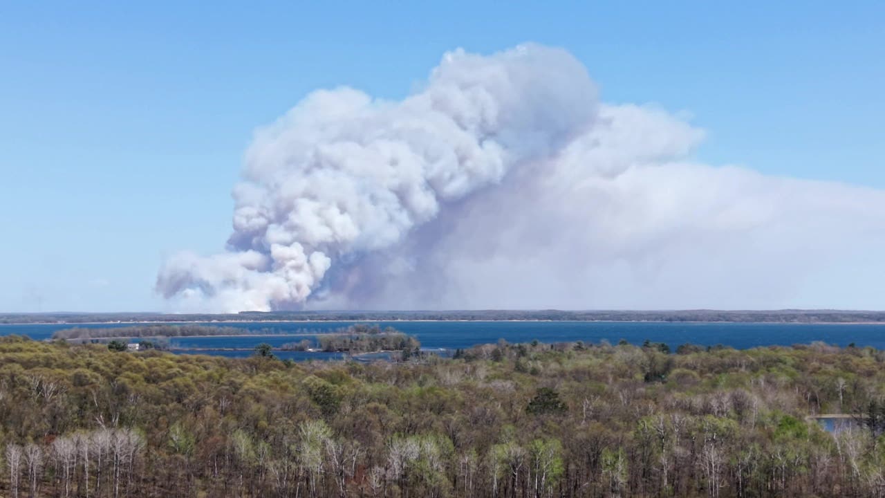 Flanders wildfire in Crow Wing County grows to over 1,100 acres ...