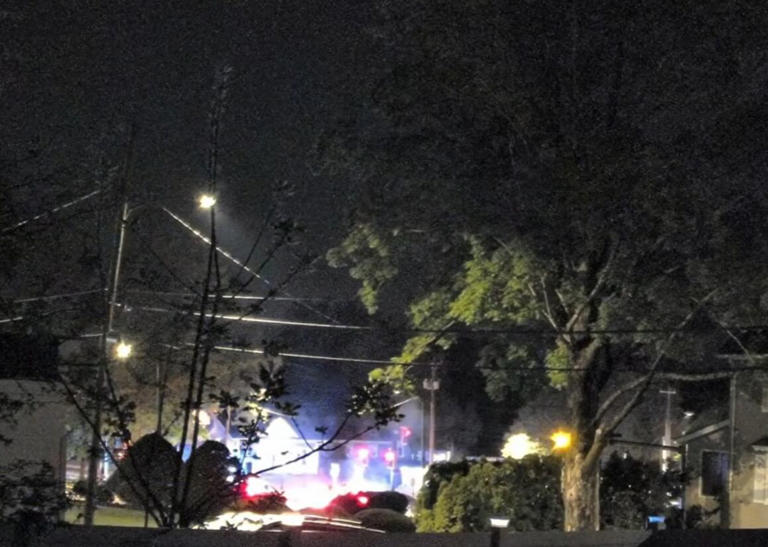 Early morning crash takes out signs in Forest Park