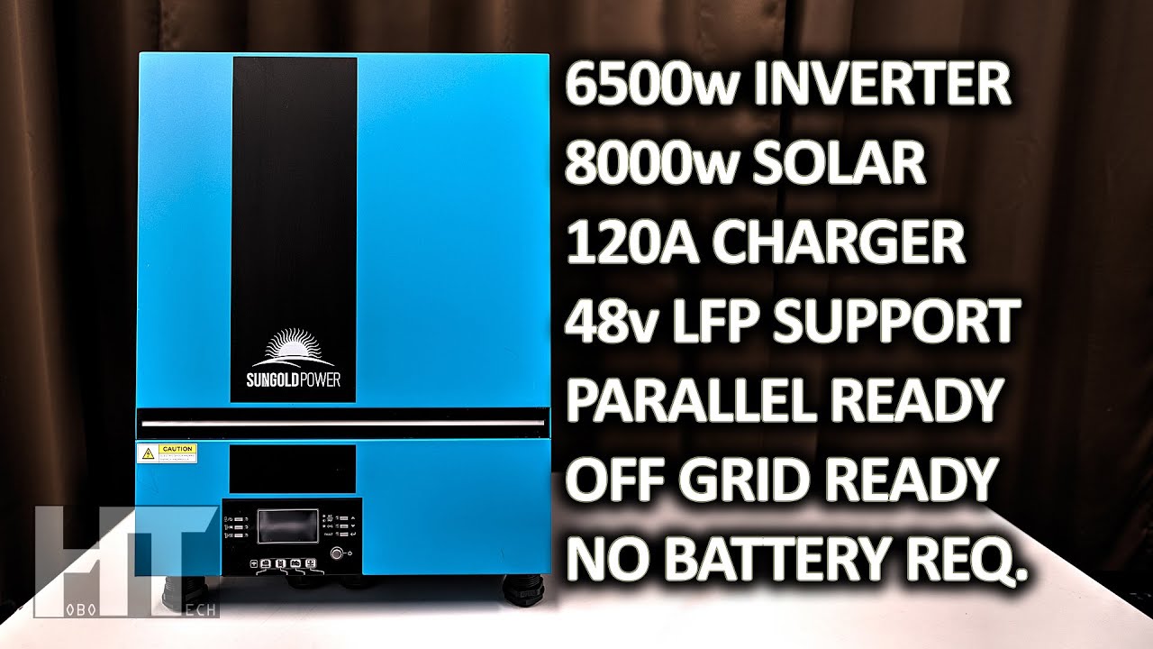 SunGoldPower 48V 6500W off grid hybrid solar inverter charger SP6548 review