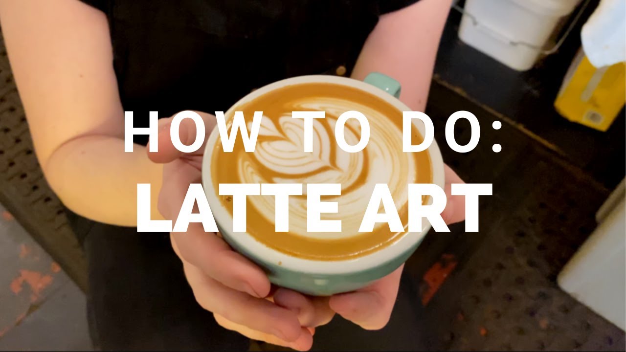 This is a latte art tutorial