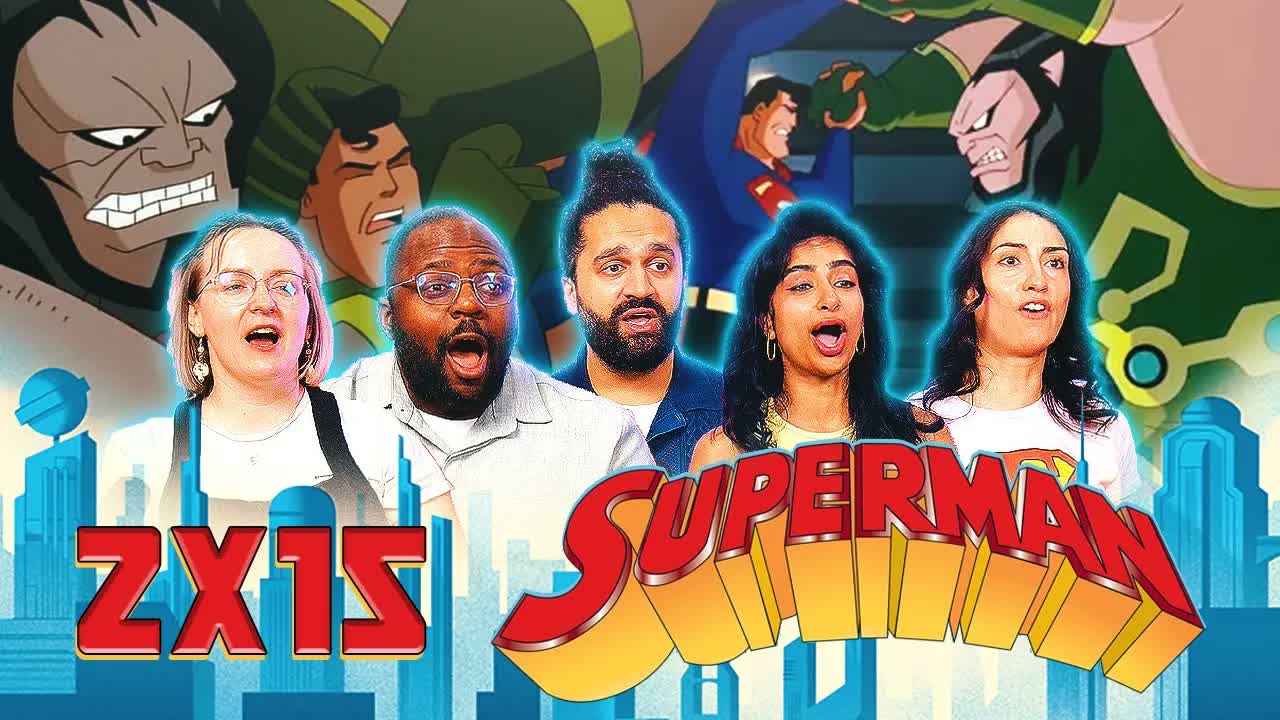 Superman the animated series | 2x15 'Father's Day' | Group reaction