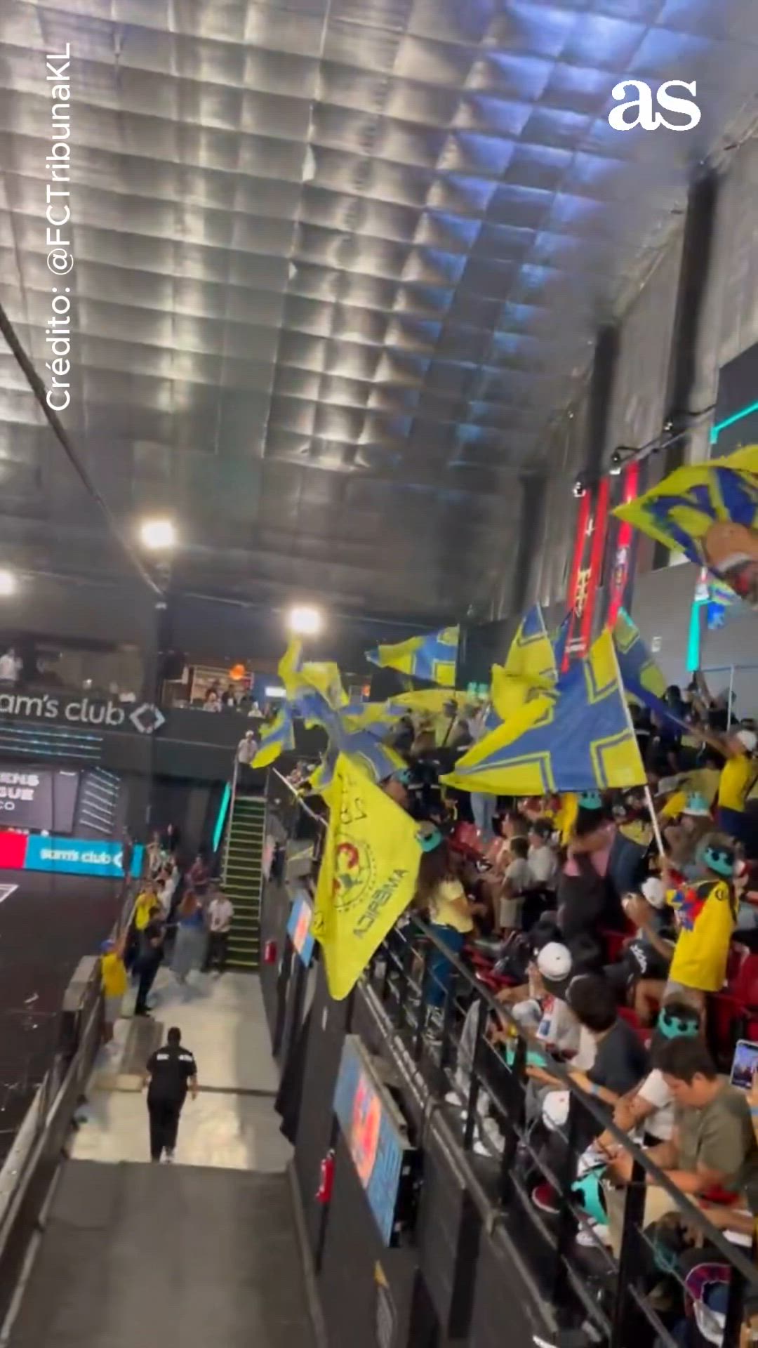La porra del América se hace presente en las semifinales de la Queens ...