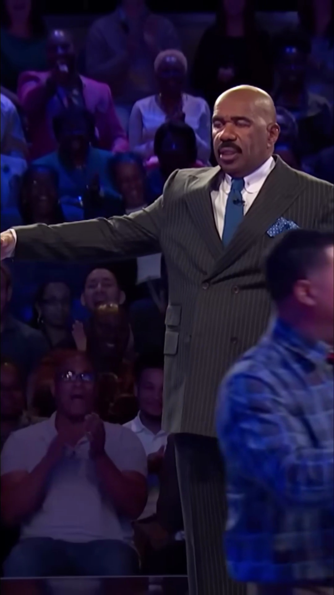 Family Feud player walks away before Steve Harvey gives score