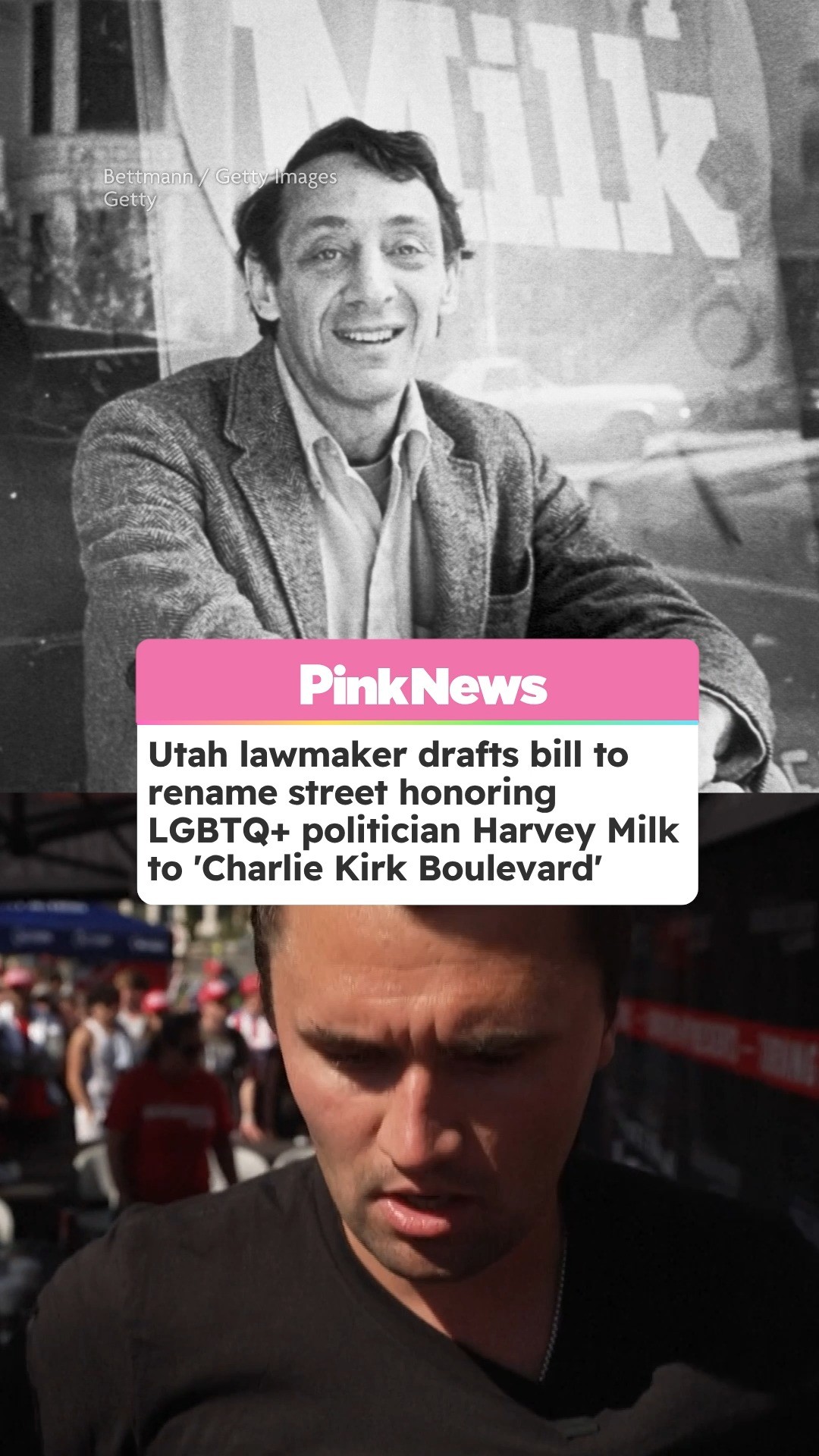 Utah Rep. wants to rename Harvey Milk Blvd. after Charlie Kirk; city ...