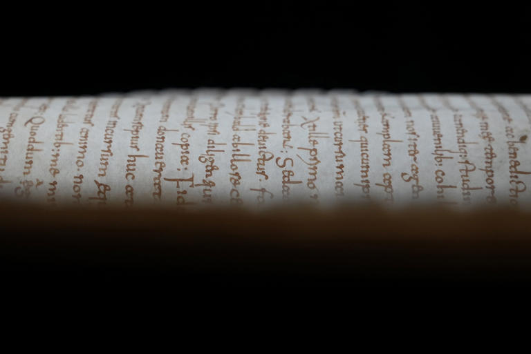 Speechless experts uncover oldest English poem in medieval book