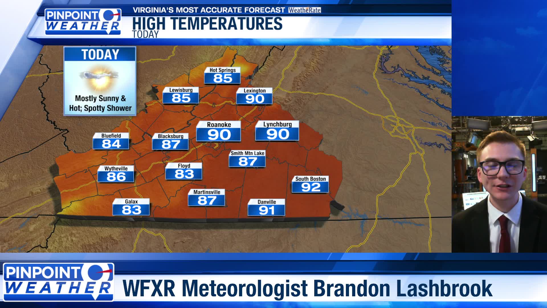 Pinpoint weather: Sunday morning forecast