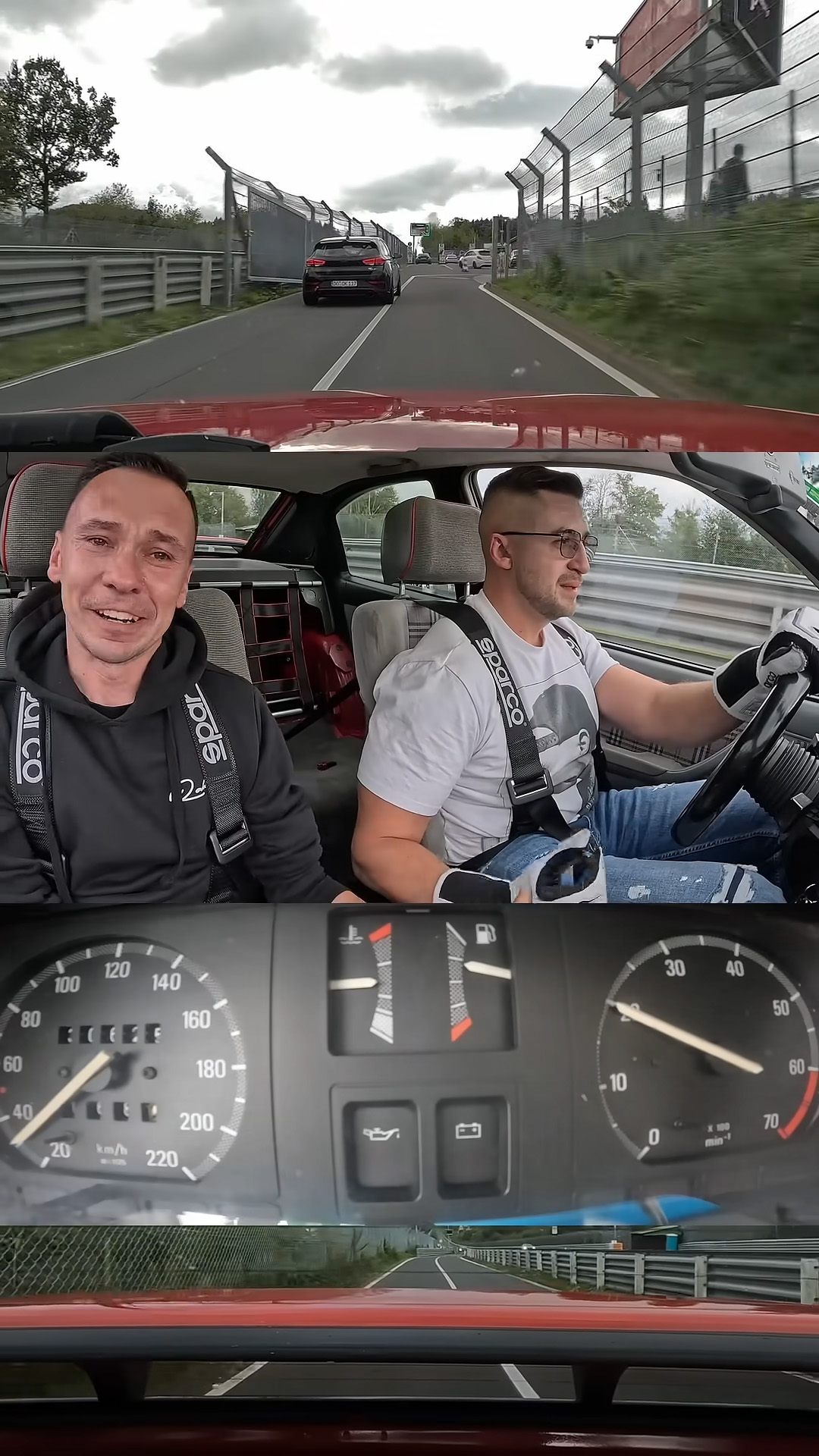 We cried for our friend that died on the Nürburgring