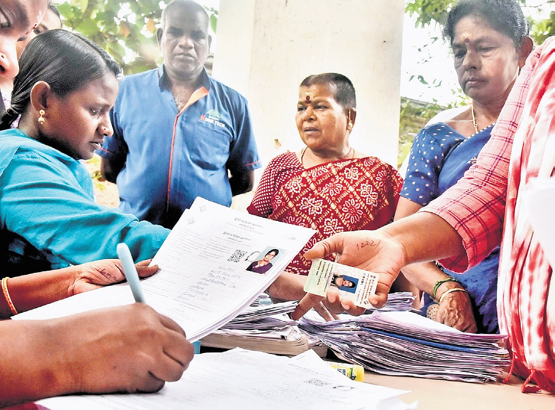 SIR drive gathers pace as 60% of voter enumeration forms distributed ...