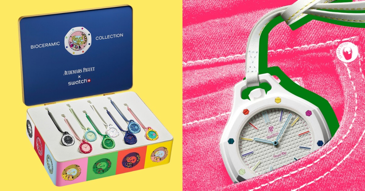 The Audemars Piguet x Swatch collaboration gives a playful twist on the ...