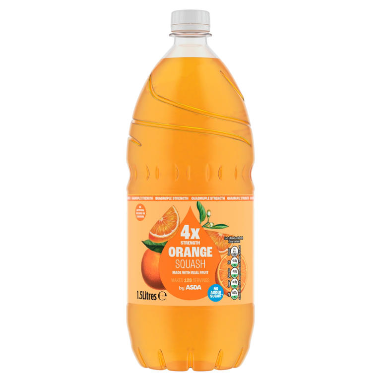 Asda’s £1.84 own-brand orange squash crowned better than Robinsons and M&S