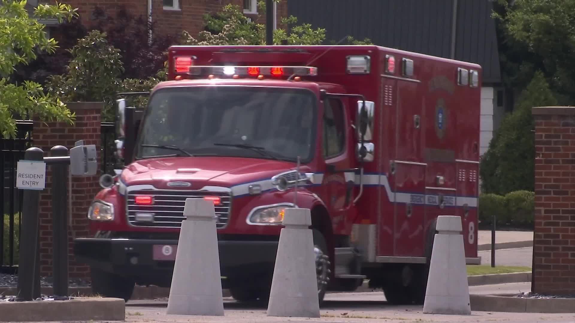 Lexington fire responds to an apartment fire