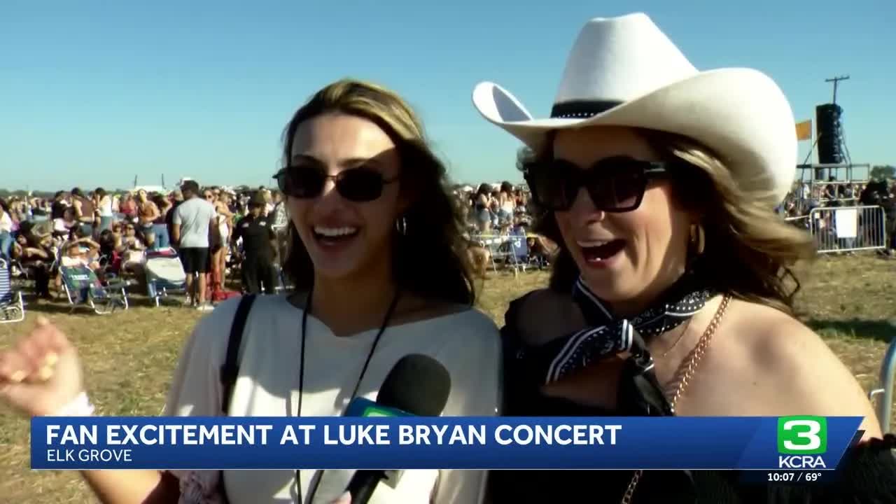Thousands flock to Elk Grove for Luke Bryan farm tour concert