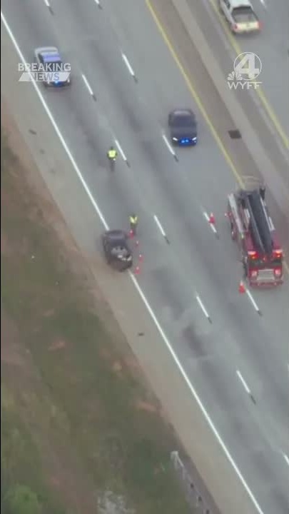 I-85 crash causes major traffic backup in Spartanburg County