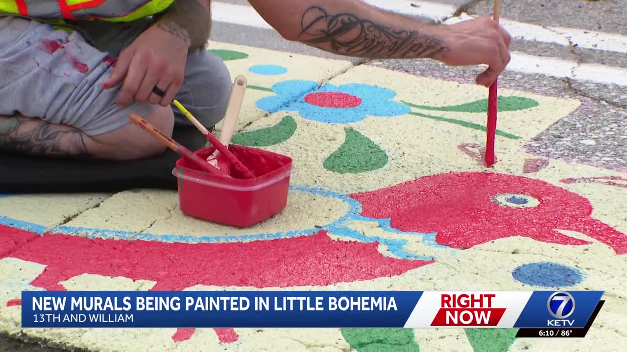 New street murals represent the 'heart' of Little Bohemia