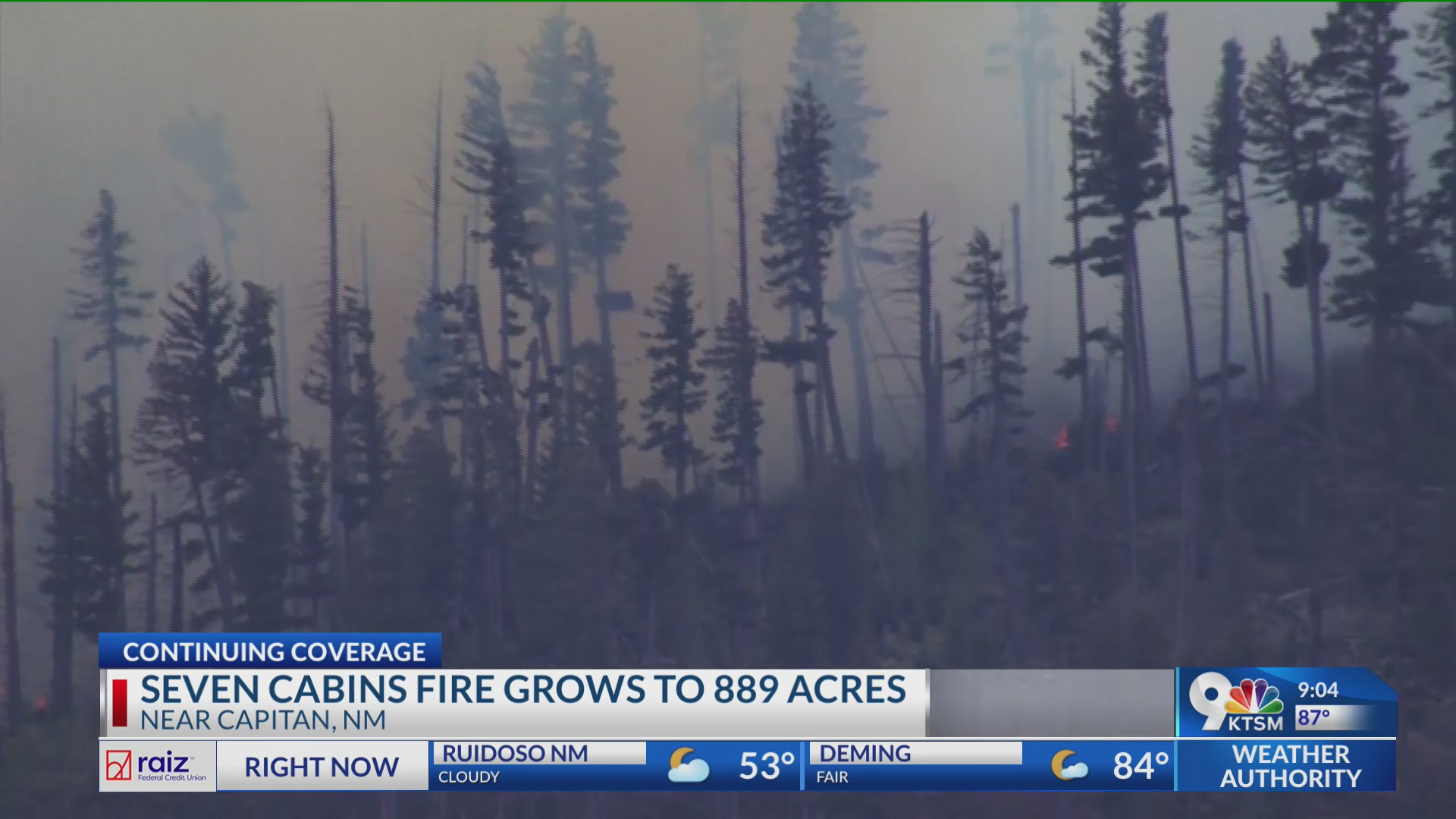 Seven Cabins fire grows; some evacuations ordered