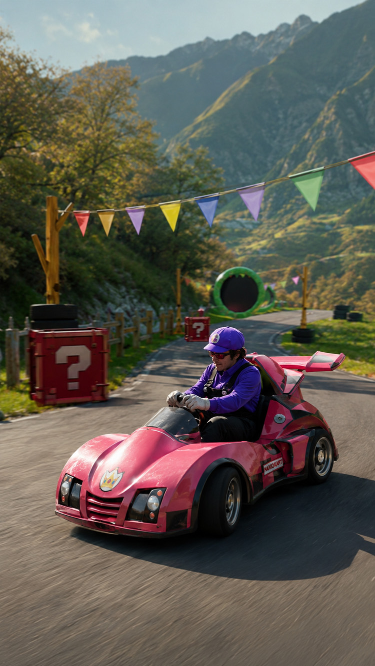 Mario Kart world comes to life in real action