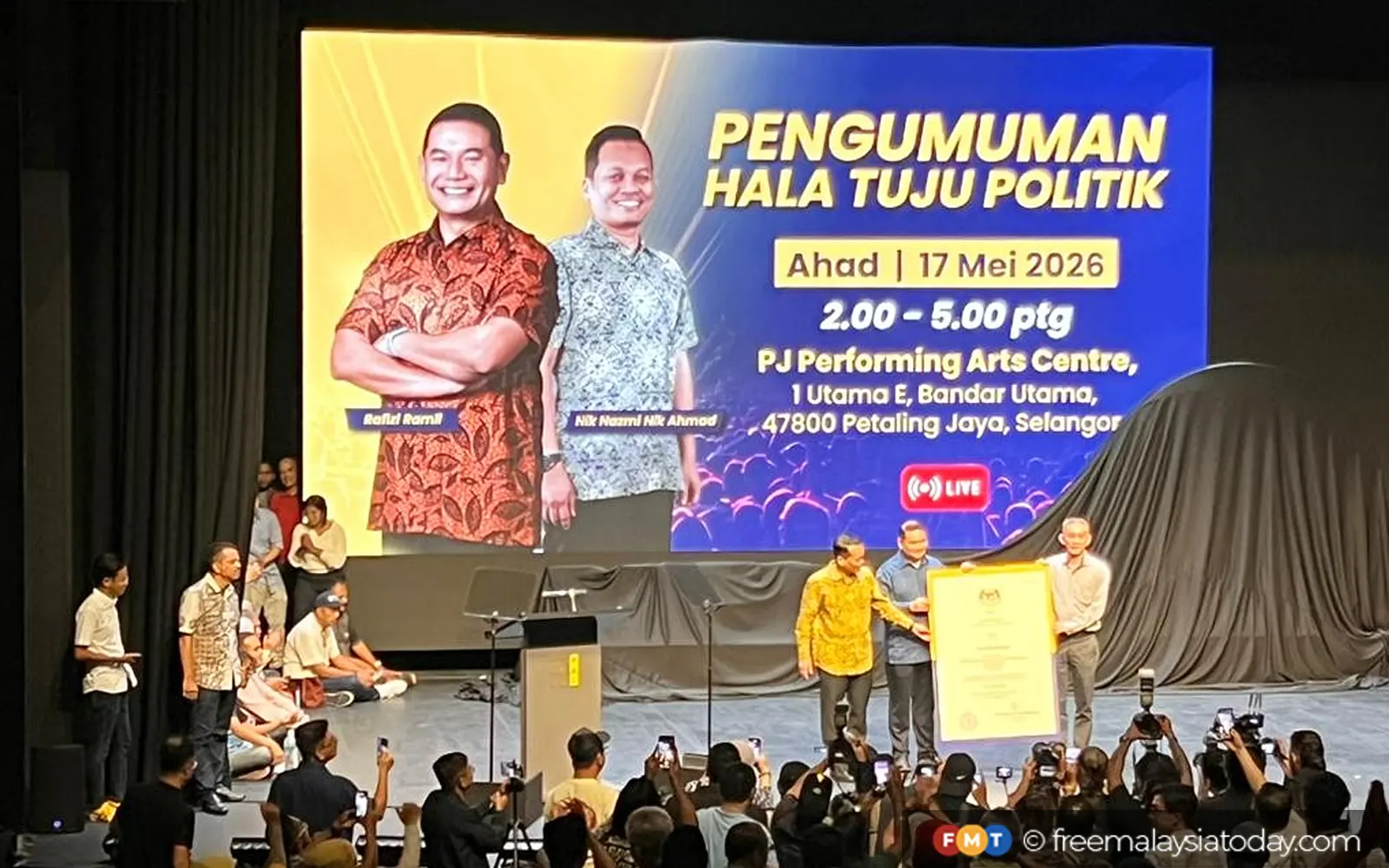 Rafizi, Nik Nazmi take over Parti Bersama Malaysia