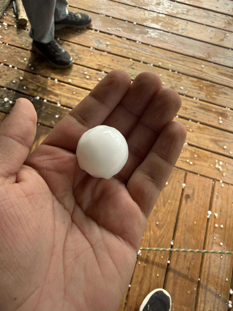 Photos: KETV viewers capture storms that brought large hail to western Iowa