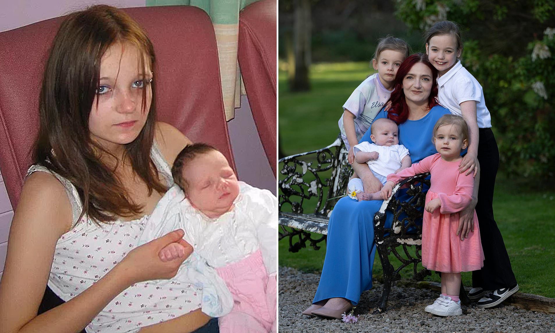 Woman who was shamed as Britain's youngest mum at 12 reveals she is now ...