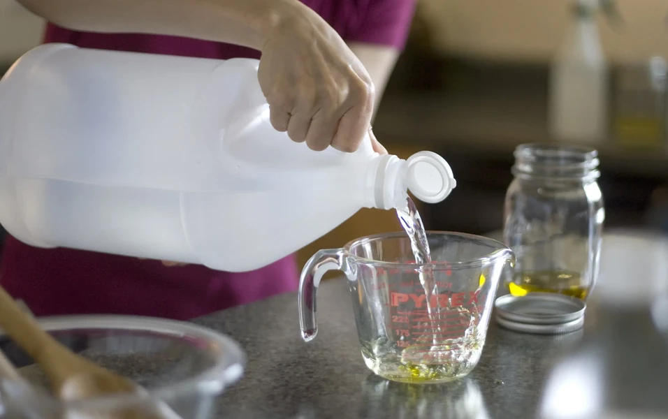 Good Housekeeping lists surfaces to avoid cleaning with vinegar