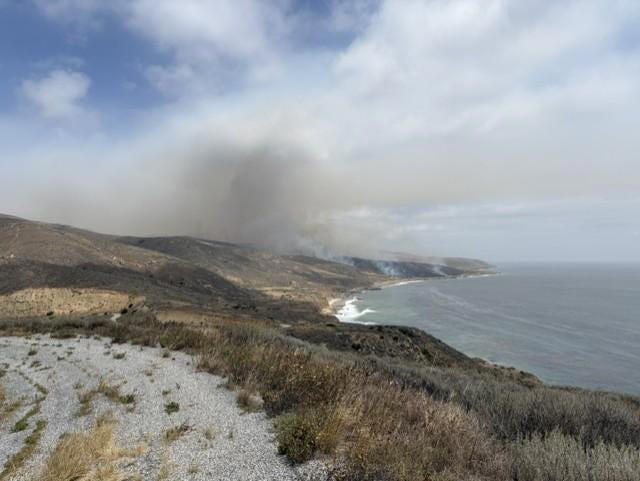 10,000-acre Santa Rosa Island fire prompts CA national park closure