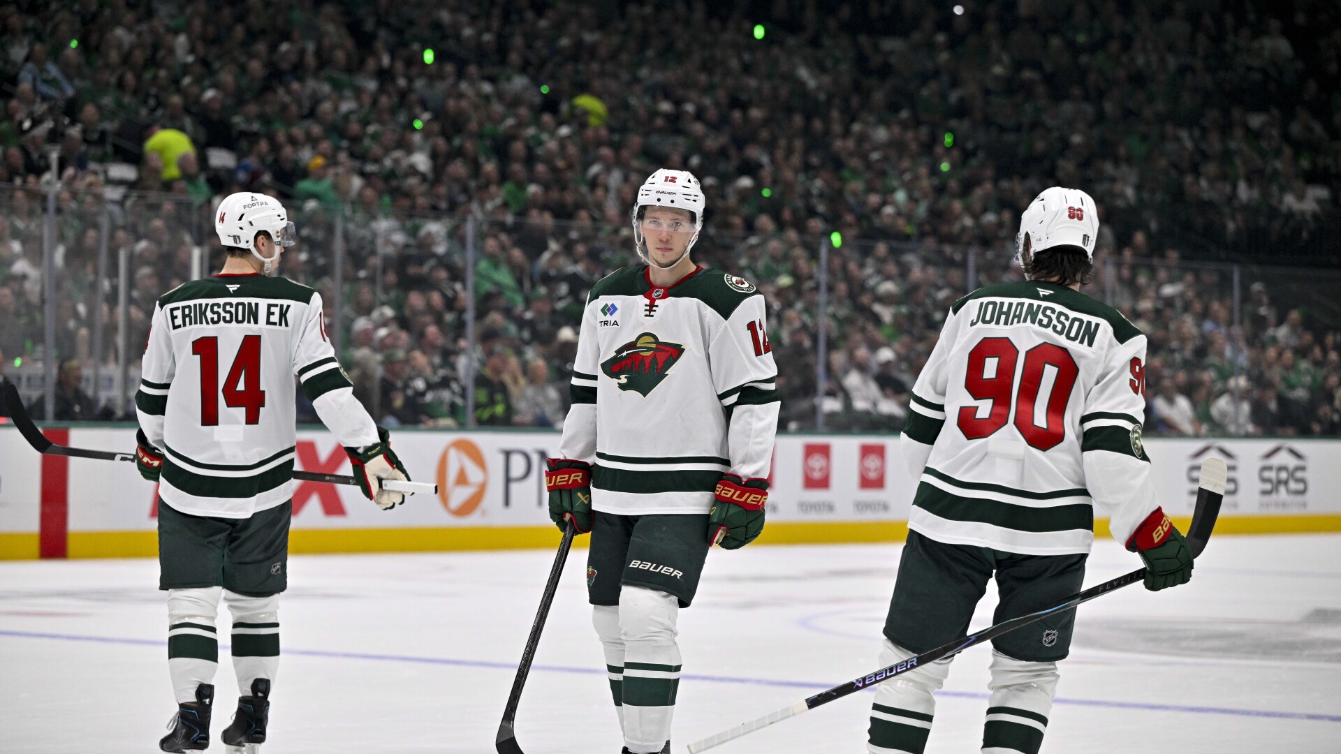 Wild vets Brodin, Eriksson Ek each had broken foot that kept them out ...