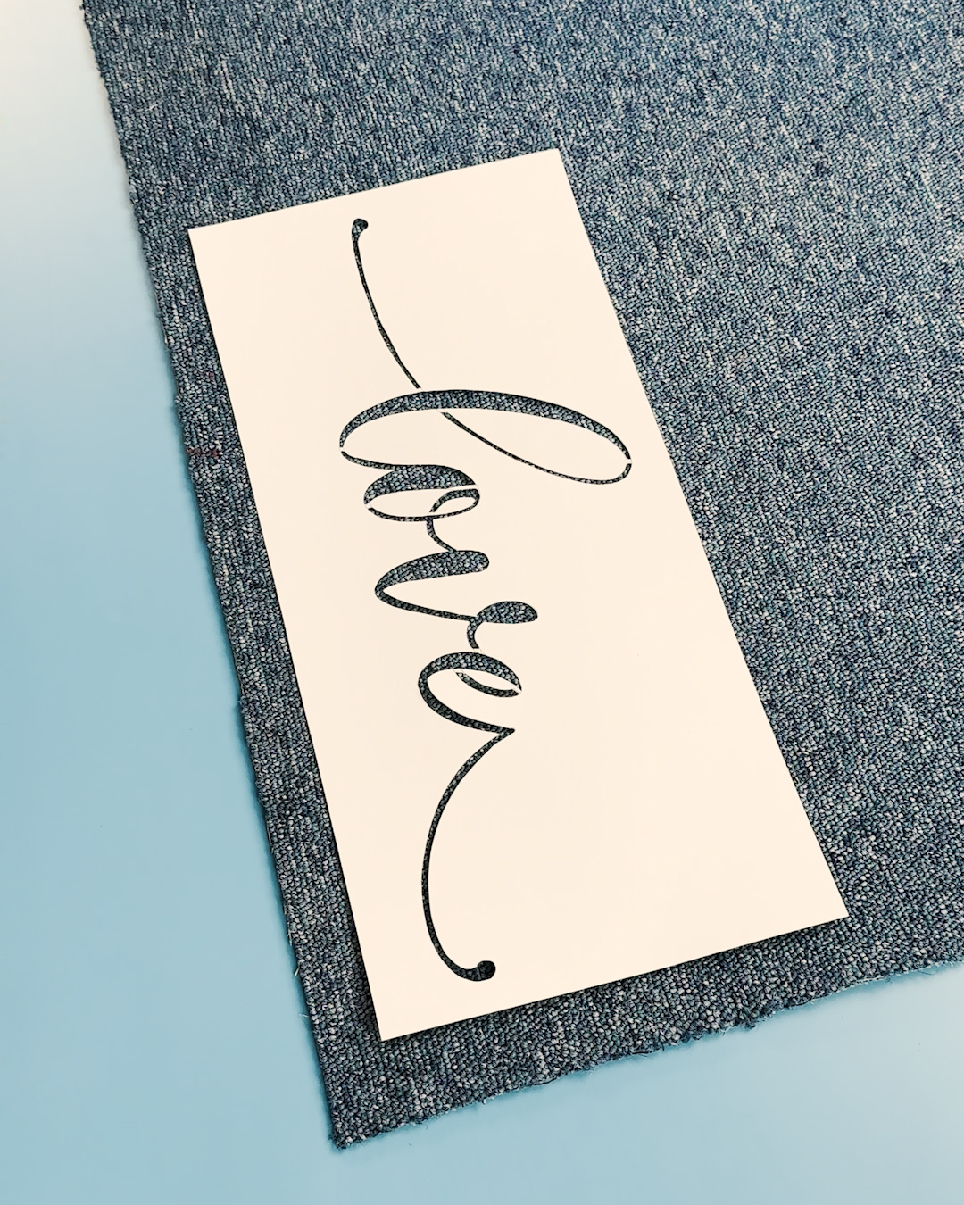 Make a stylish doormat in minutes