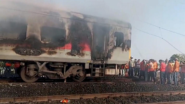 Rajdhani Express fire in MP's Ratlam hits Mumbai-Delhi rail traffic ...