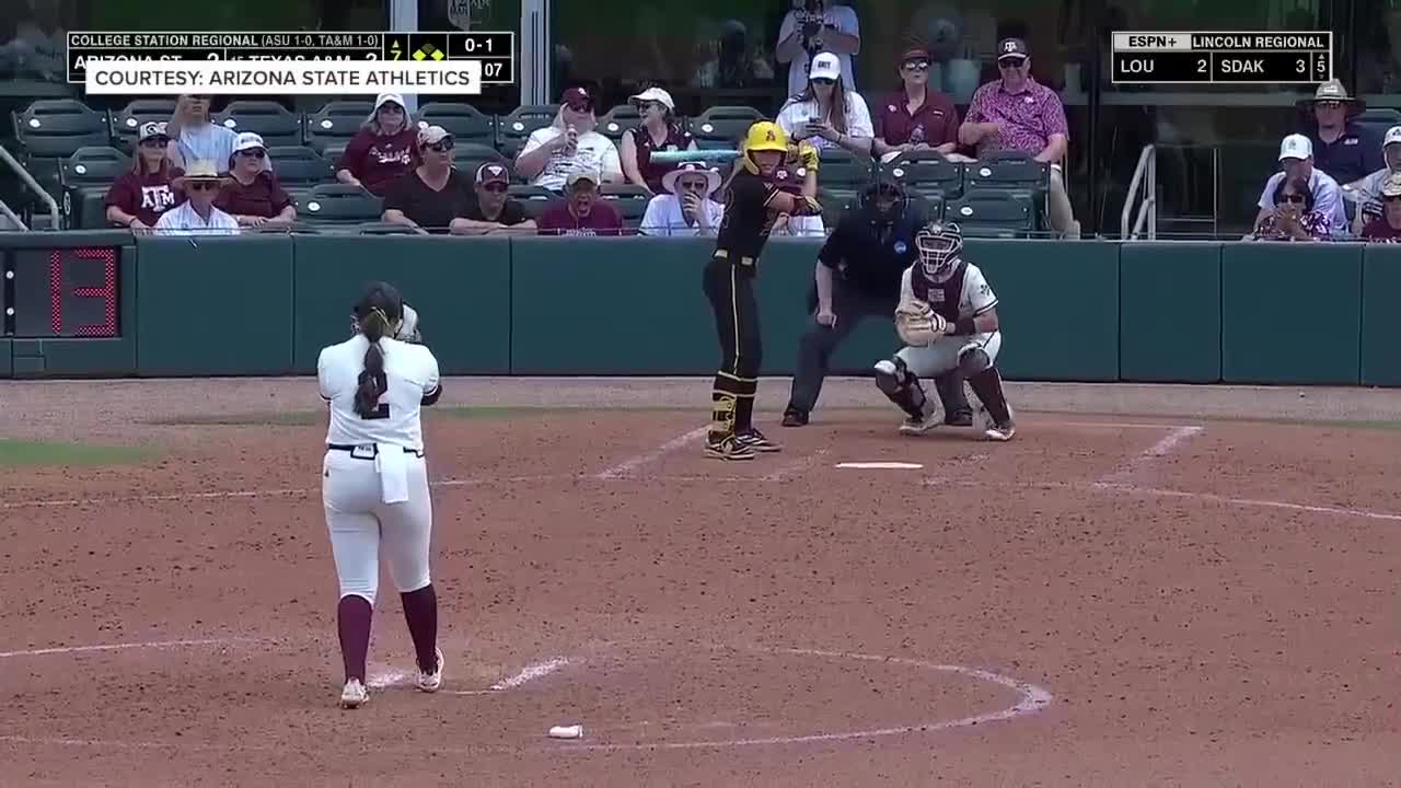 Aggie softball vs Arizona State