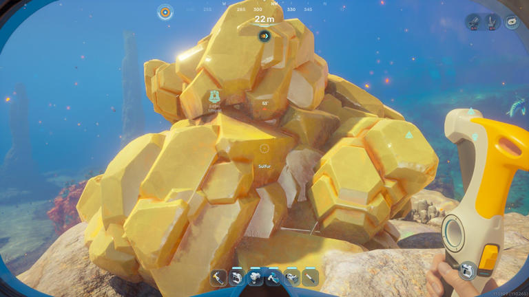 Where to find and use sulfur in Subnautica 2