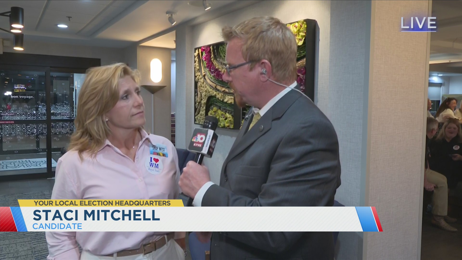 Watch: Staci Mitchell reacts as she’s projected to win mayoral race