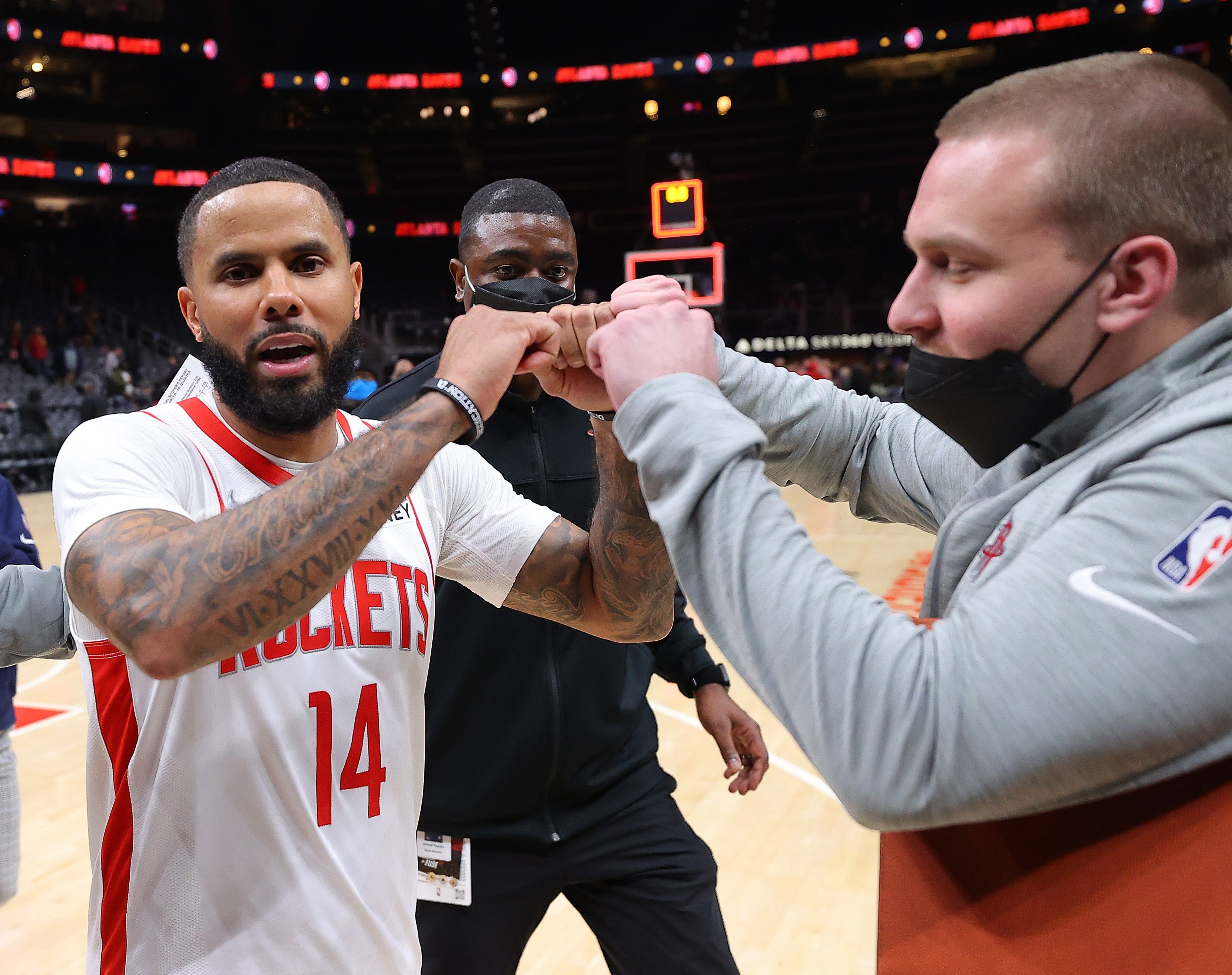 Houston Rockets jersey history No. 14 - DJ Augustin (2021-22)