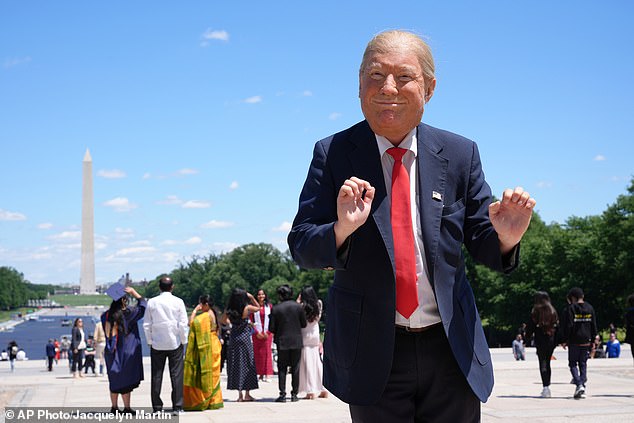 Trump gives sneak peek of new Reflecting Pool offering stunning views ...