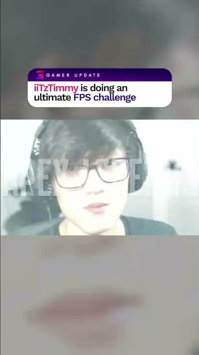 Timmy is doing an ultimate FPS challenge #iitztimmy #gaming #cs2 #apex ...