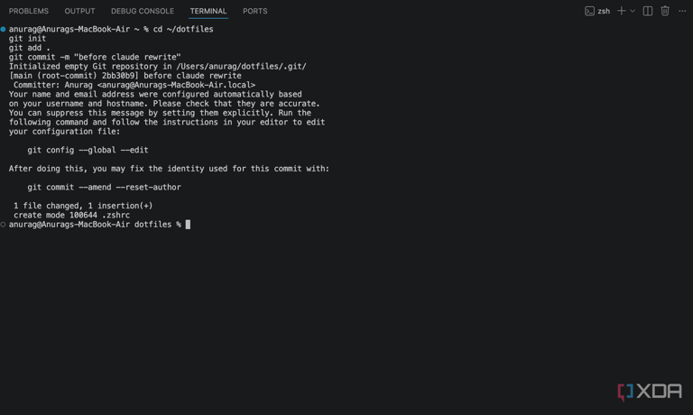 I gave Claude Code my dotfiles, and it rewrote my whole shell
